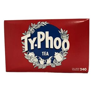 typhoo tea 240 bags (160 bags + 80 bags free)