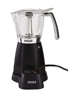 imusa black espresso maker, 3-6-cup