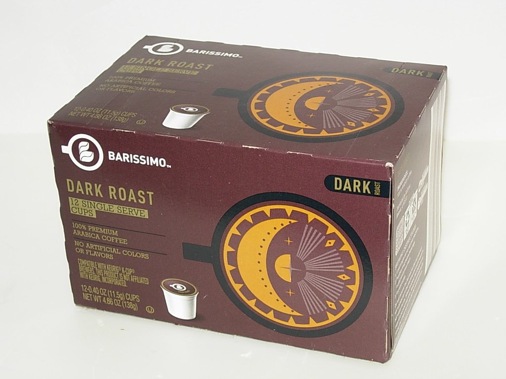 Barissimo Dark Roast Premium Coffee 12 Single Serve Cups for Keurig