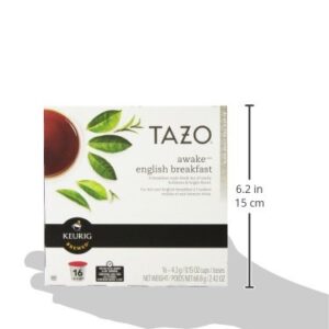 TAZO Tea K-Cups, Awake Engligh Breakfast, 16 Pods