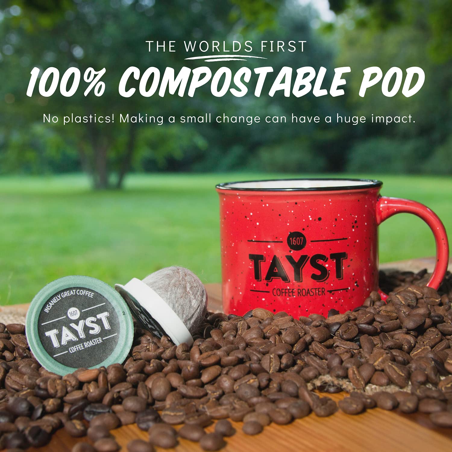 Tayst Coffee Pods, Bold & Brazen Dark Roast, K Cups Compatible with Keurig Coffee Maker, Sustainable Single Serve, Pack of 50