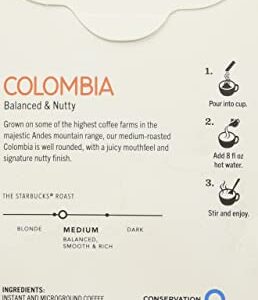 Starbucks VIA® Colombia Coffee, Medium Instant, 1.4 Ounce