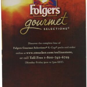 Folgers Gourmet Selections K-Cup Single Cup for Keurig Brewers, Caramel Drizzle, 24 Count