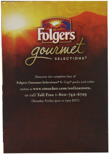 Folgers Gourmet Selections K-Cup Single Cup for Keurig Brewers, Caramel Drizzle, 24 Count