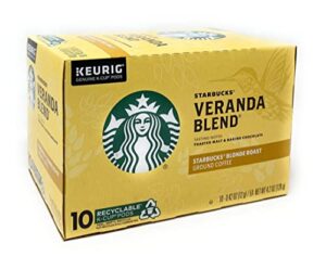 starbucks veranda blend blonde roast k-cup pods - 10 count