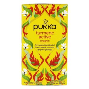 pukka herbs organic herbal turmeric active tea, 20 ea