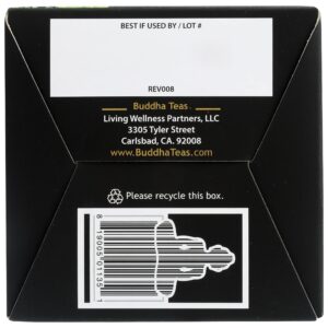 Buddha Teas Organic Moringa Tea - OU Kosher, USDA Organic, CCOF Organic, 18 Bleach-Free Tea Bags