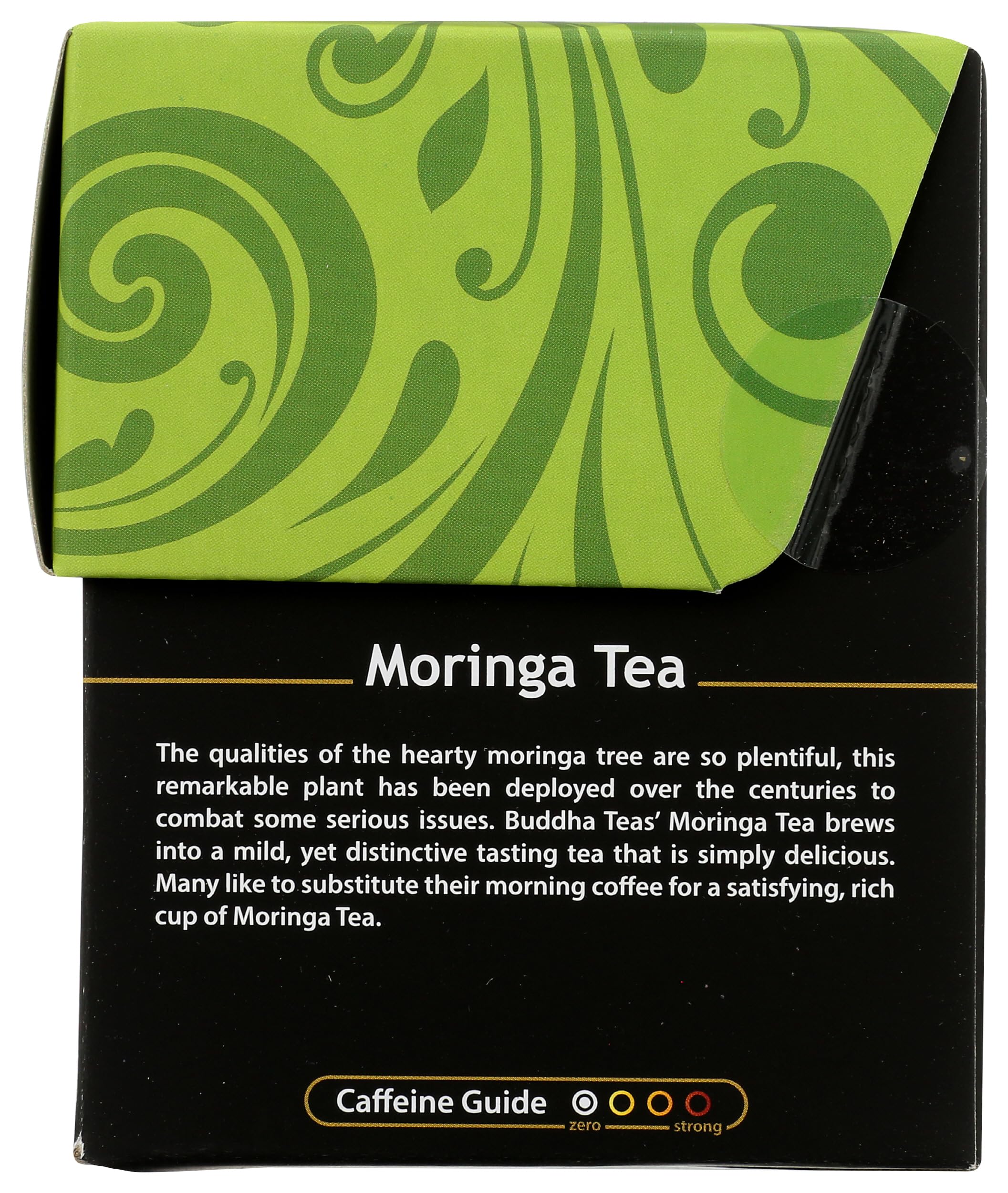 Buddha Teas Organic Moringa Tea - OU Kosher, USDA Organic, CCOF Organic, 18 Bleach-Free Tea Bags