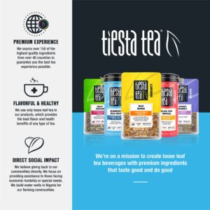 Tiesta Tea - Dried Hibiscus | Cut & Sifted Hibiscus Flower | Premium Loose Leaf Tea Blend | Non-Caffeinated Tea | Make Hot or Iced Tea & Brews Up to 200 Cups - 16 Ounce Resealable Bulk Pouch