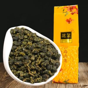 fullchea - gaoshan oolong - formosa oolong tea loose leaf - taiwan high mountain tea - health tea 5.29oz / 150g