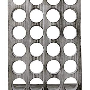 Gianna's Home Rustic Farmhouse Country Distressed Wood Coffee Pod Holder For K-Cups, 24 Capacity (Rustic White)