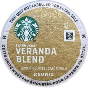 keurig starbucks veranda blend blonde roast keurig k-cups, 48 count