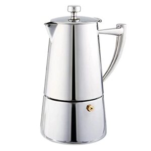 cuisinox roma 6-cup stainless steel stovetop moka espresso maker