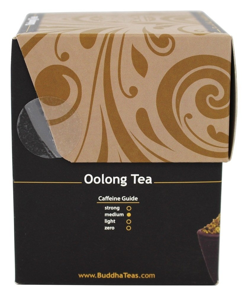 Buddha Teas Organic Oolong Tea Tea - OU Kosher, USDA Organic, CCOF Organic, 18 Bleach-Free Tea Bag