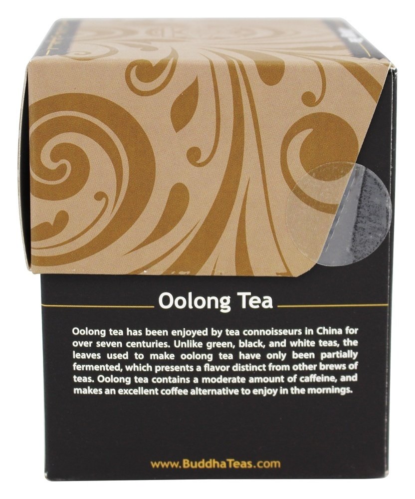 Buddha Teas Organic Oolong Tea Tea - OU Kosher, USDA Organic, CCOF Organic, 18 Bleach-Free Tea Bag