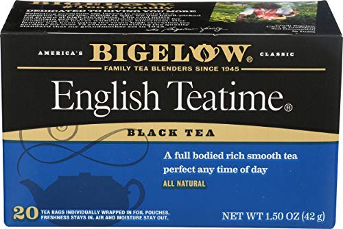 Bigelow, English Time Tea (Caffeinated), 20 Count