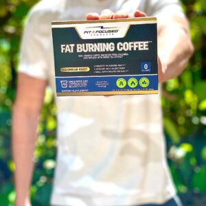 Fat Burning Keto Coffee K Cup Pods- Organic Colombian Roast Infused With Green Tea Antioxidants, Skinny Diet Friendly, Fitness & Weight Loss Friendly