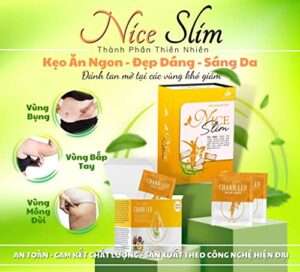 keo giam can nice slim- detox - keo giam can tot nhat vietnam