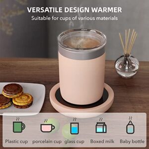 Coffee Mug Warmer,KKJ Coffee Cup Warmer for Desk - Multi-use Tea Warmer, Electric Beverage Warmer & Coffee Warmer for Desk, Smart Cup Warmer for Coffee for Home Office Desk Use