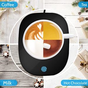 Coffee Warmer Cup Warmer, Smart Coffee Mug Warmer for Desk Home Office Use with 3 Temperature Setting, Beverage Warmer Candle Warmer for Tea, Water, Milk, Coffee Heating Plate