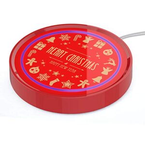 luminous mug warmer red coffee mug warmer, small, ared-christmas