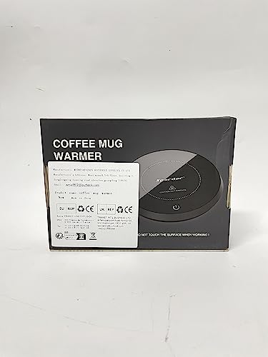 Smart Coffee Mug Warmer for Desk, Auto Shut Off Gravity-Induction Coffee Warmer with Two Temperatures Setting, Cup Warmer Plate for Cocoa/Tea/Water/Milk/Plate, (Not Including Cup)