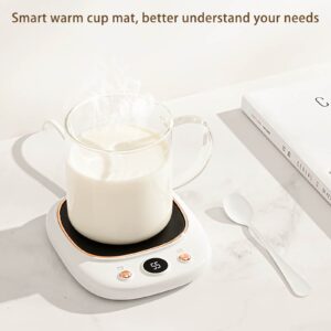 Coffee Mug Warmer,Smart Coffee Warmers for Office Desk,Portable Cup Warmer,Three Temperature Settings and Auto Shut Off,Safe and Reliable