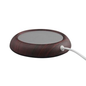 USB Coffee Mug Warmer Coaster Wood Electric Cup Heater Milk Tea Heating Plate