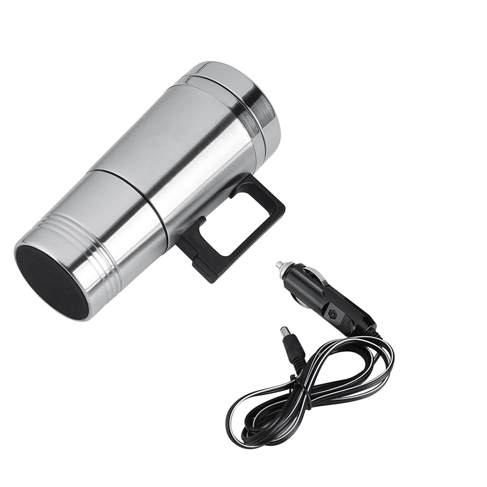 12V/24V 300ml Car Heating Bottle 304 Stainless Steel Electric Cup In-Car Travel Heating Cup for Heating Water Coffee Milk Tea in Travel (24V)