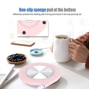 Tosuny USB Coffee Mug Warmer Coaster, Electric Cup Heater Wood Mat Heating Coaster for Tea Coffee,Heating Mat Desktop Heater Insulation Pad for Home Office()