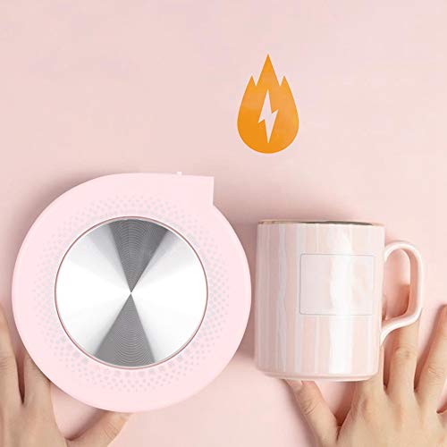 Tosuny USB Coffee Mug Warmer Coaster, Electric Cup Heater Wood Mat Heating Coaster for Tea Coffee,Heating Mat Desktop Heater Insulation Pad for Home Office()