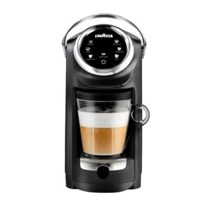 lavazza expert coffee classy plus single serve all-in-one espresso & coffee brewer machine - lb 400 - (includes built-in milk vessel/frother)