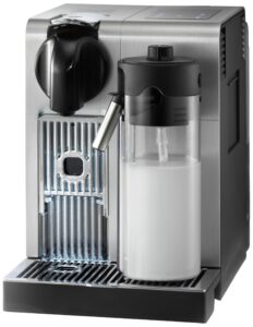 nespresso lattissima pro espresso machine by de'longhi with milk frother, silver