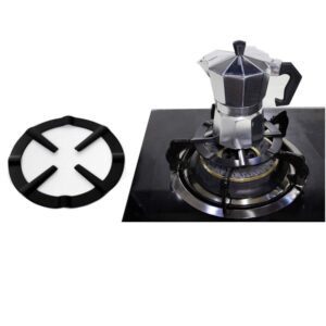 2 Pack Iron Gas Stove Cooker Plate Coffee Moka Pot Stand Reducer Ring Holder