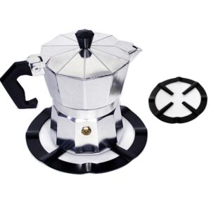 2 Pack Iron Gas Stove Cooker Plate Coffee Moka Pot Stand Reducer Ring Holder