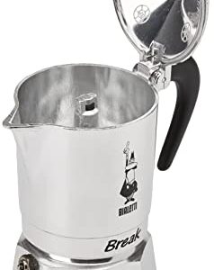 Bialetti, 06774, Moka Cafe 3 cup, Stove Top Espresso Maker, Black