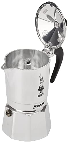 Bialetti, 06774, Moka Cafe 3 cup, Stove Top Espresso Maker, Black