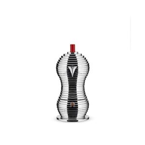 Alessi MDL02/3 R Pulcina Stove Top Espresso 3 Cup Coffee Maker in Aluminum Casting Handle And Knob in Pa, Red