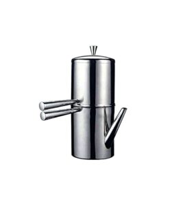 ilsa stainless steel neapolitan drip coffee maker with spout, 9 cup