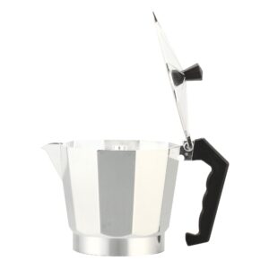 J&V TEXTILES Stovetop Espresso and Coffee Maker, Moka Pot for Classic Italian and Cuban Café Brewing, Cafeteria, (12-Cup)