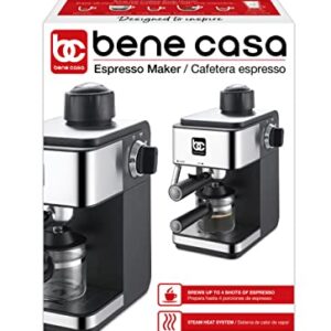 Bene Casa BC-99189 Espresso Maker, 4-Cup