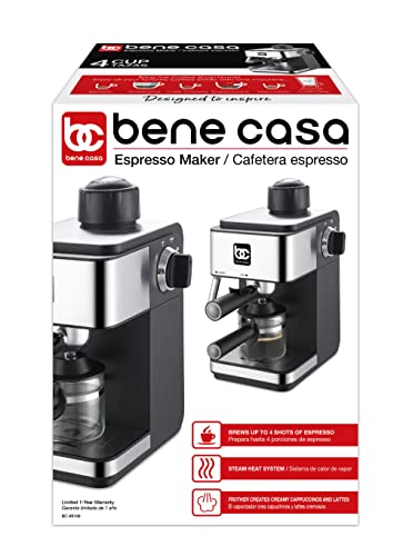 Bene Casa BC-99189 Espresso Maker, 4-Cup