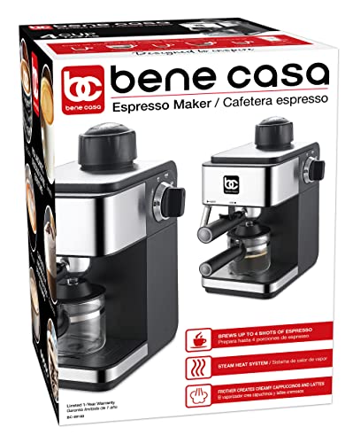 Bene Casa BC-99189 Espresso Maker, 4-Cup