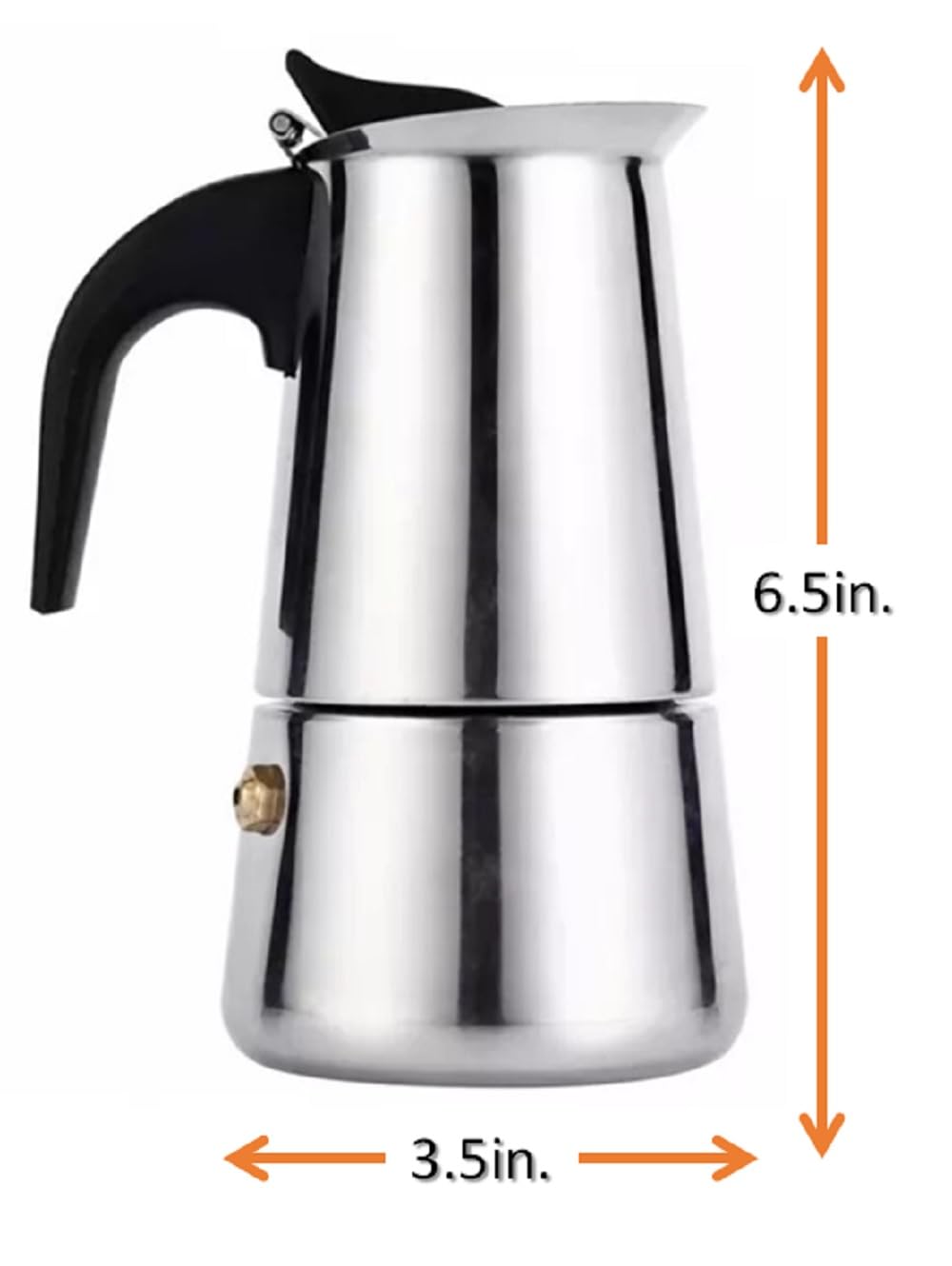 Moka Pot Coffee - Moka pots, Greca Coffee Maker, Cafetera Cubana, Stove Top Coffee Maker, Espresso Maker Stove Top, Mocha pots, Grecas de cafe, Mocha pot, Coffee Make (1 Std Cup)