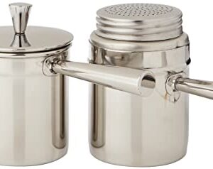 Ilsa Neapolitan Coffee Maker, Stainless Steel, Silver, 1-2 Cups