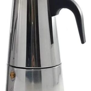 Italian Stainless Steel Coffee Maker Moka Pot: Stovetop Espresso Coffee Maker Moka Pot