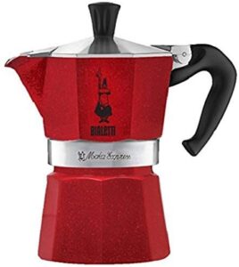 bialetti 5293 moka emotion espresso maker, red