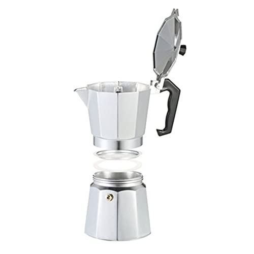 Baukon Aluminum Italian Espresso Coffee Stovetop Maker Pot Percolator (1 Cup / 50 ml)