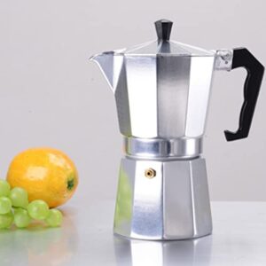 Baukon Aluminum Italian Espresso Coffee Stovetop Maker Pot Percolator (1 Cup / 50 ml)