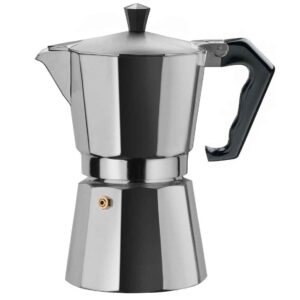 primula harold import co 9 cup espresso maker, silver